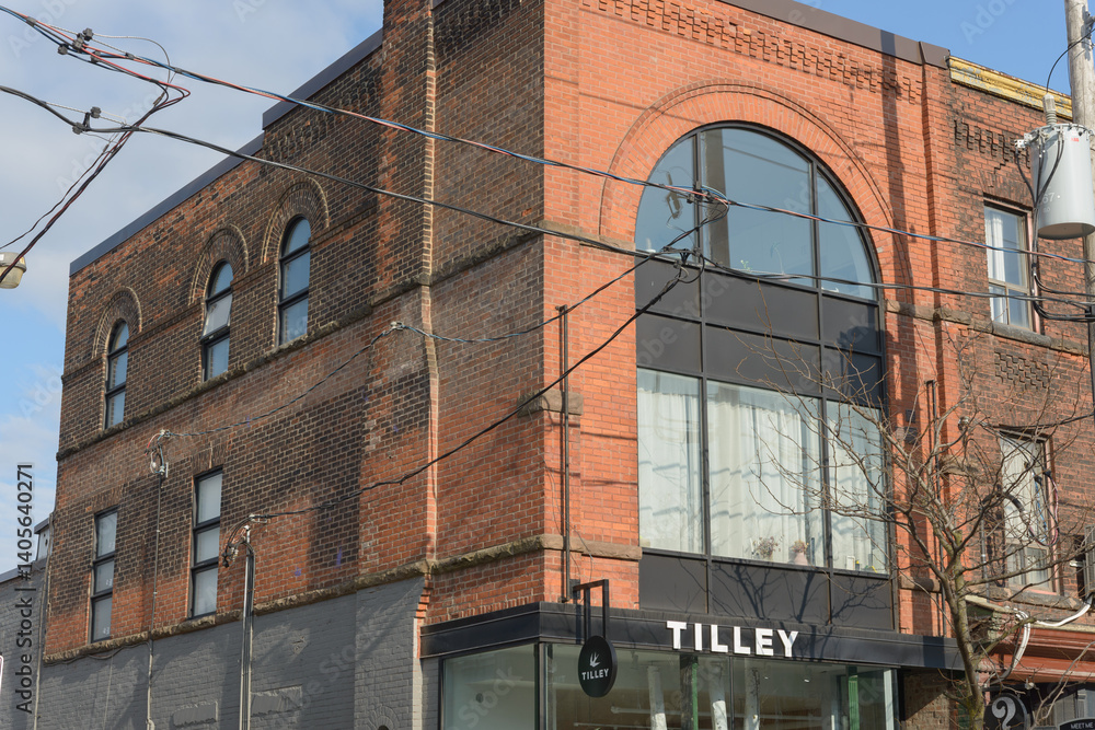 historic building and location of Tilley Endurables, a clothing store ...