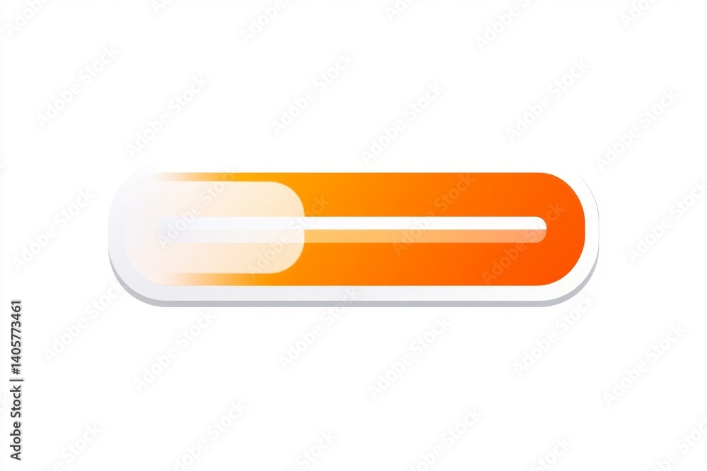 Progress bar, loading indicator, showing progress. A horizontal bar ...