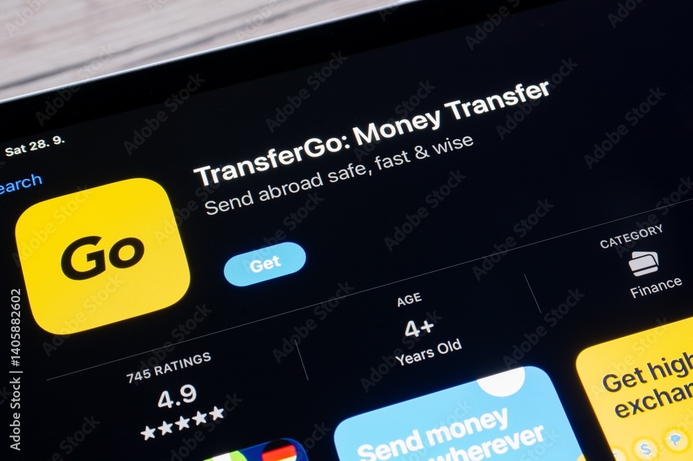 Apple app store with TransferGo cross-border financial mobile ...