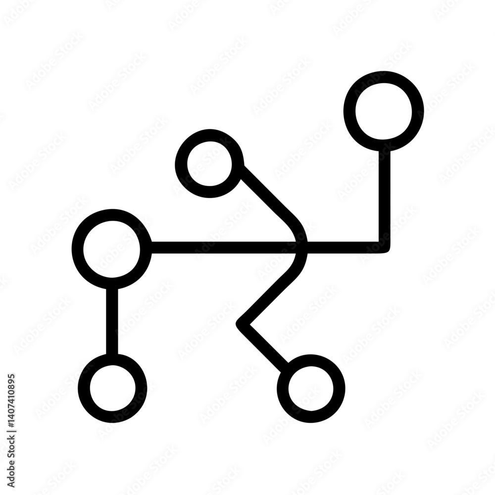Git branching strategy diagram illustration for software development and version control systems ...