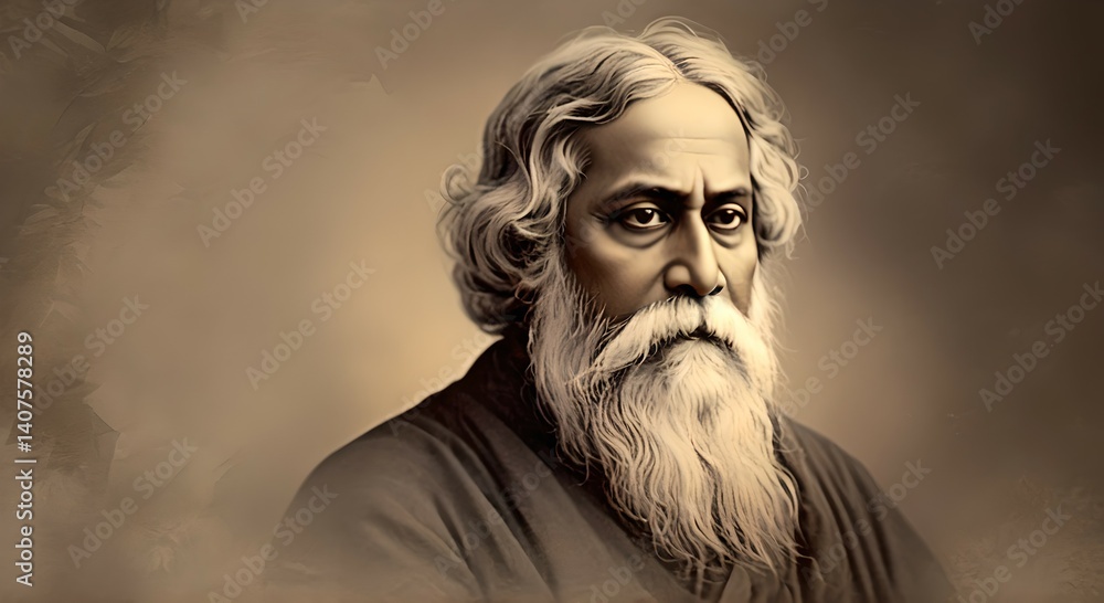 Rabindranath Tagore Tagore Jayanti, a well known poet, writer ...