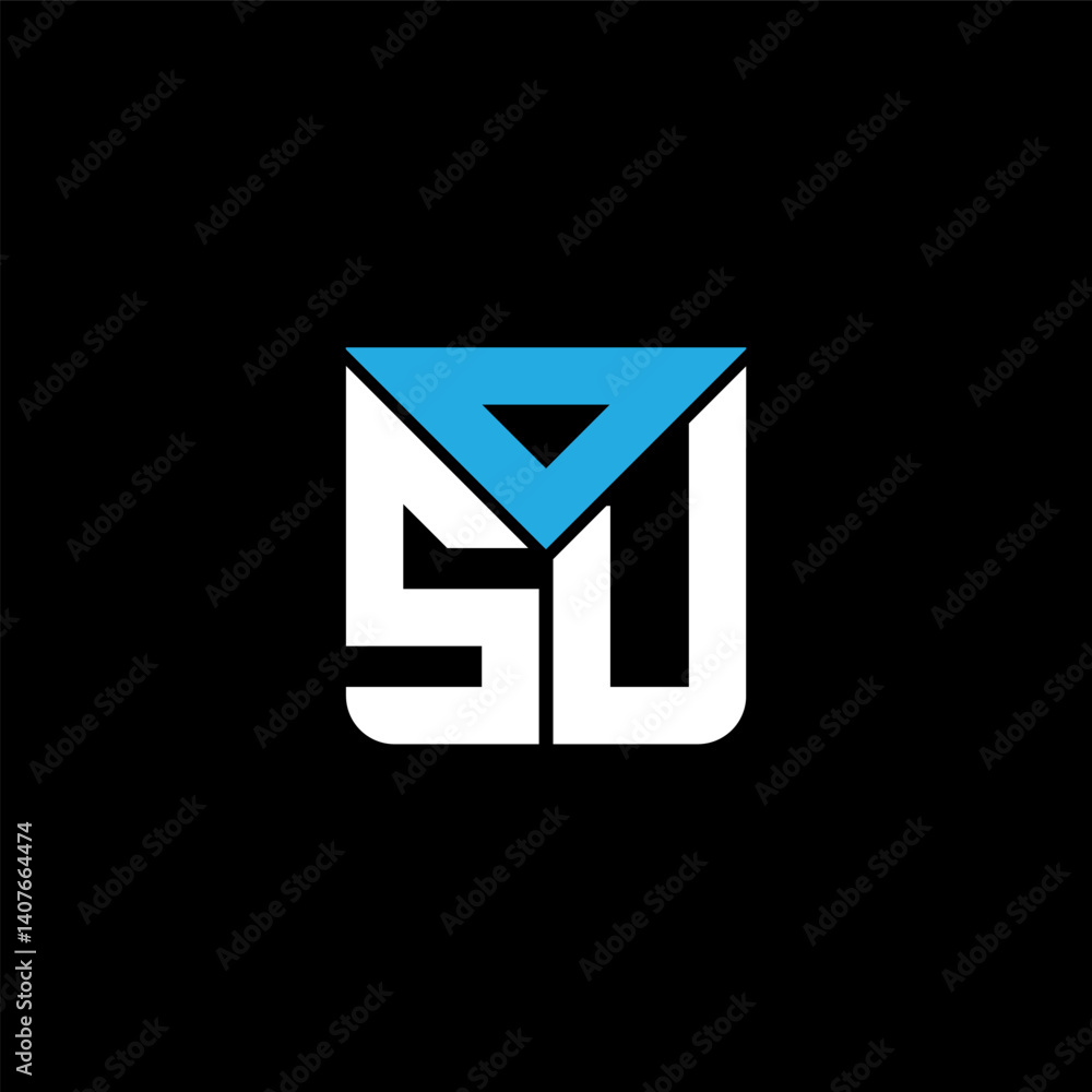 OSU letter logo creative design with vector graphic, OSU simple and ...