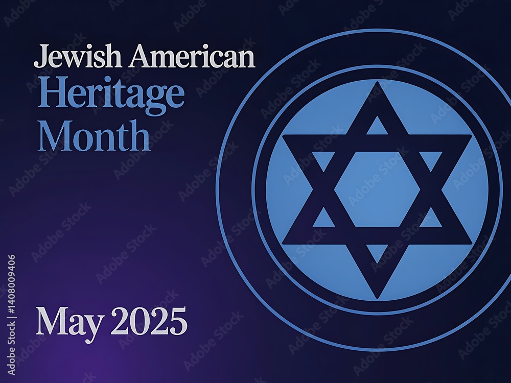 Celebrating Jewish American Heritage Month in May 2025: A Star of David ...