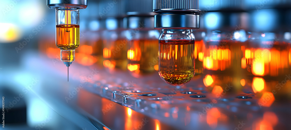 Immunotherapy: A biologic infusion pump displayed on the left side in ...