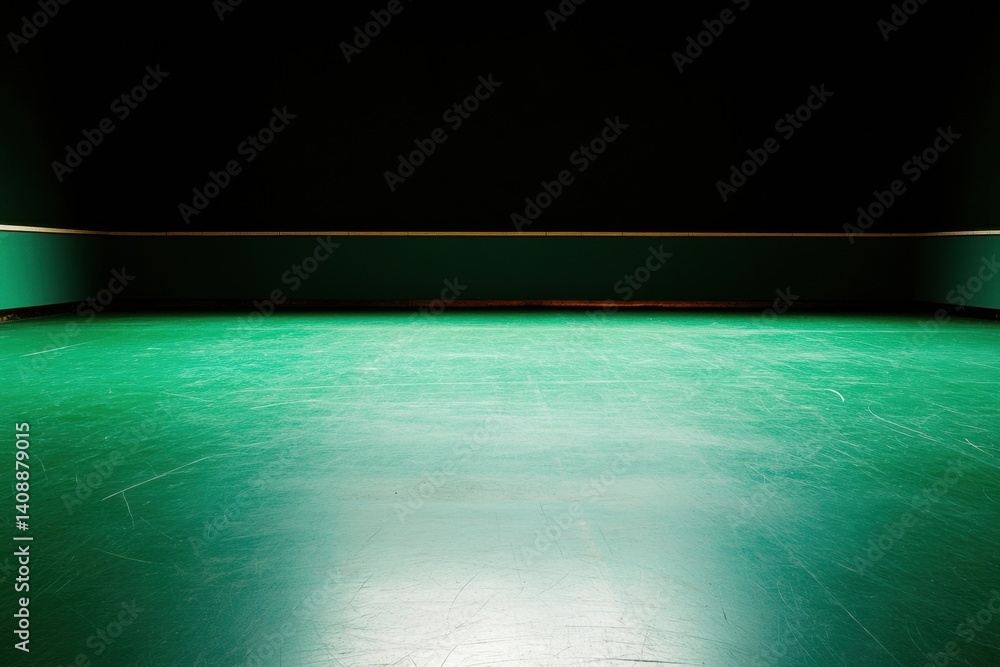 Emerald Ice Arena Minimalist Professional Sports Venue Capturing ...
