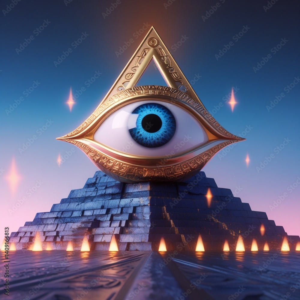 all seeing eye of providence eye and pyramid evil eye masonic eye ...