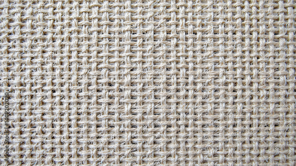 Woven cloth with a gentle, age softened appearance, featuring a tightly ...