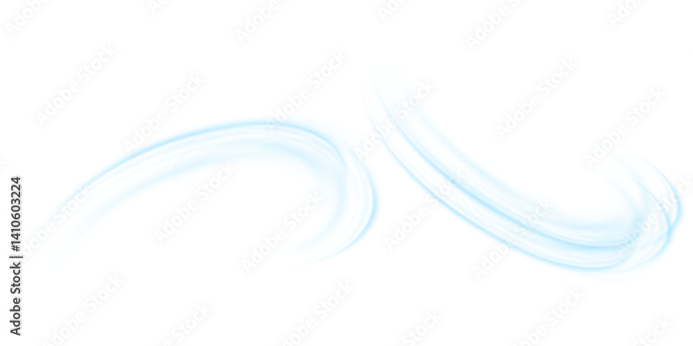 Air flow Isolated PNG and vector isolated. Effect of winter air and ...