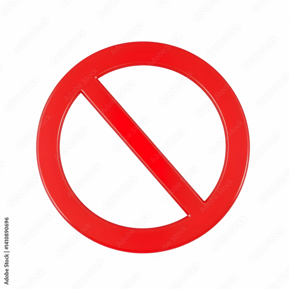 red circle, white background, prohibition sign, no entry symbol ...