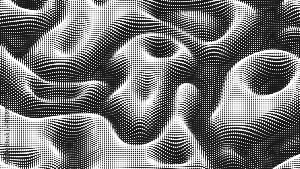 Point wave noise texture. Abstract dot background. Technological ...