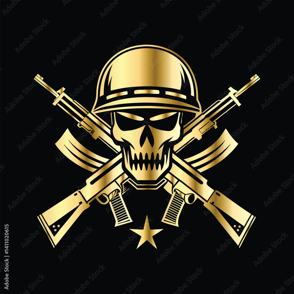 Army Logo Design Set – Combat Emblems of Military Specialists ...