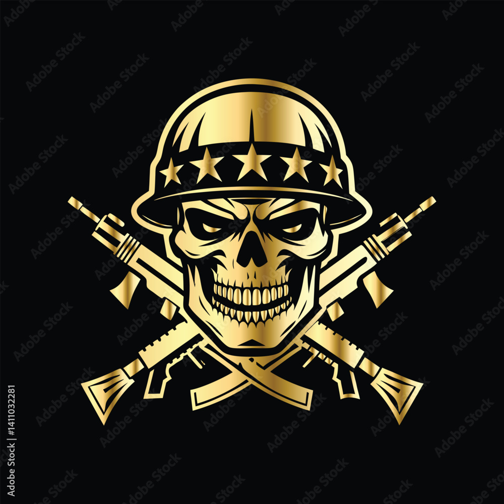 Army Logo Emblem Set – Tactical Combat Badges Featuring Artillery Units ...