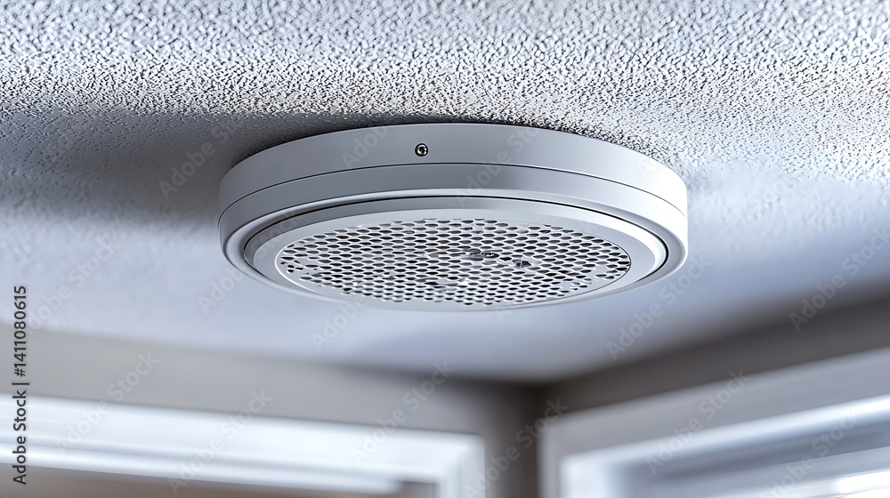 Modern ceiling vent, providing efficient air circulation in a room ...