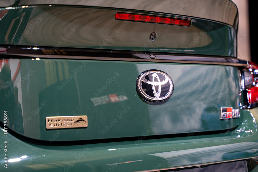 2025 Toyota GR86 automobile at the 2025 Canadian International AutoShow ...
