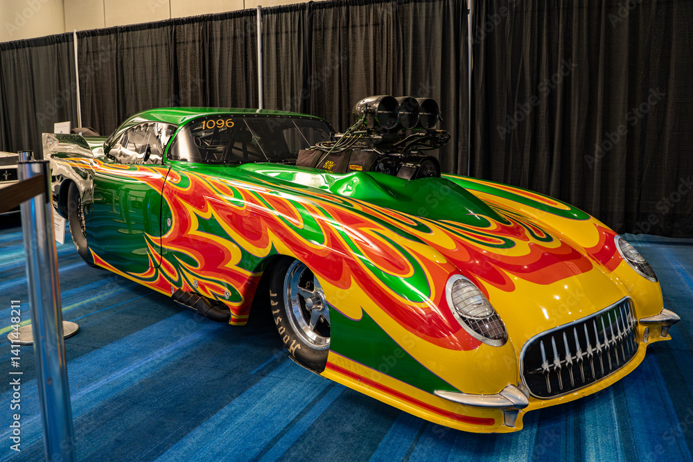 Modified car at the 2025 Canadian International AutoShow. Toronto ...