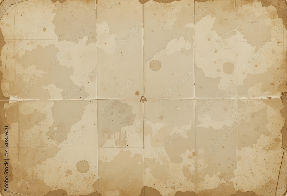 Vintage paper background with aged texture and faint stains from ...