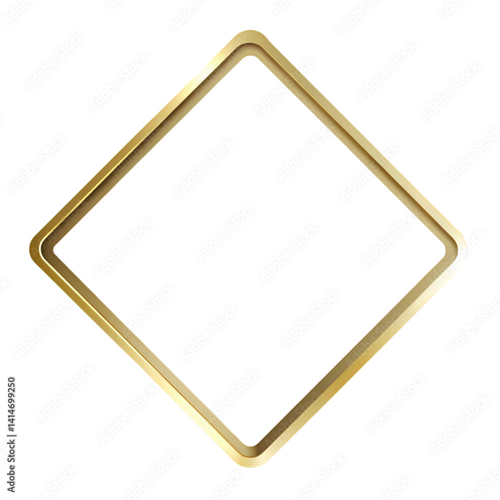Elegant Gold Diamond Frame Free Border Design for Your Projects ...