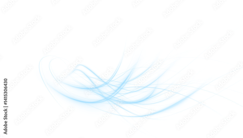cool airflow effect with light blue waves and dynamic motion ...