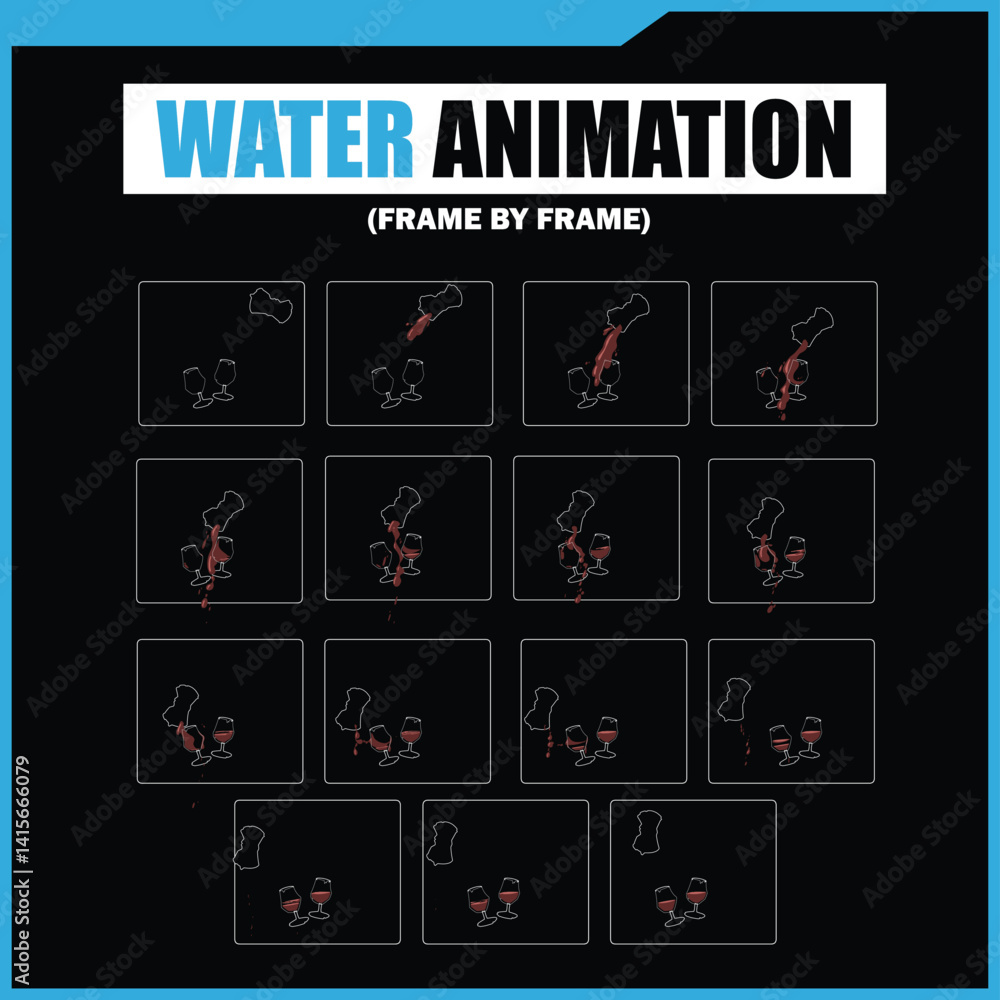 Vector de Stock Water Splash, Shower Rain, Bubbles, Droplets, Drip ...