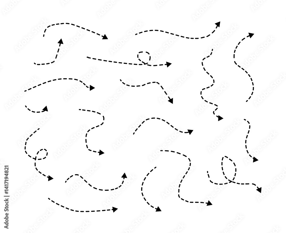 Big Black Arrow Icon Set — Modern and Simple Arrow Symbols Collection. Includes cursors ...