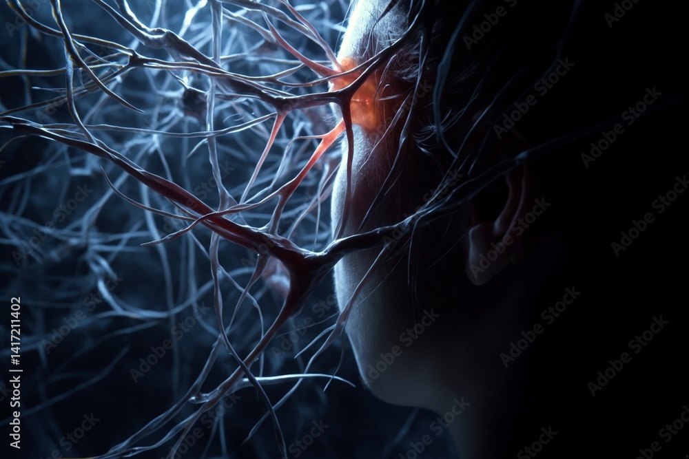 Neuronas, cerebro, ciencia, biología, medicina, sistema nervioso ...