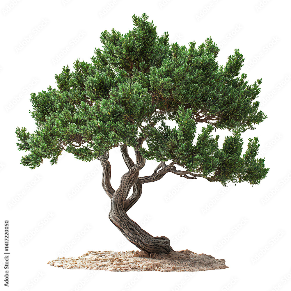 Stock-Foto „Earthy bold juniper png dynamic natural shrub png unique ...