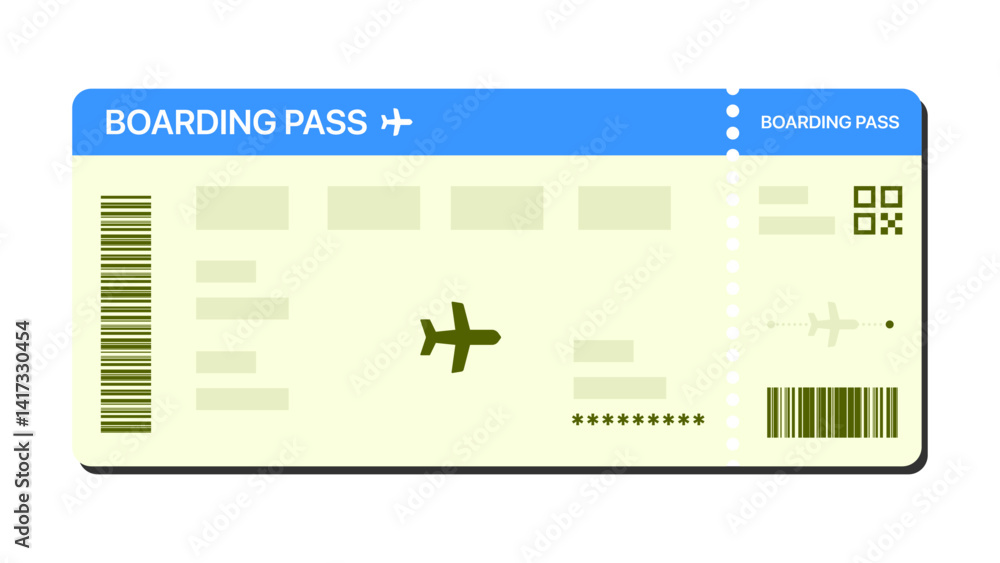 Vector ticket icons including cinema, concert, airline, and event ...
