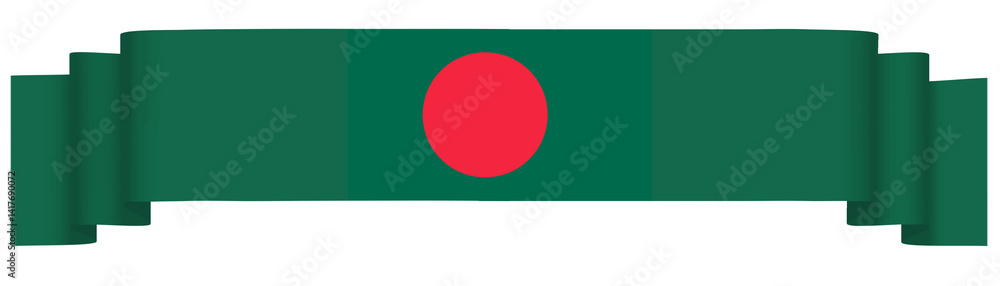 Bangladesh flag on transparent background. Vector illustration of ...