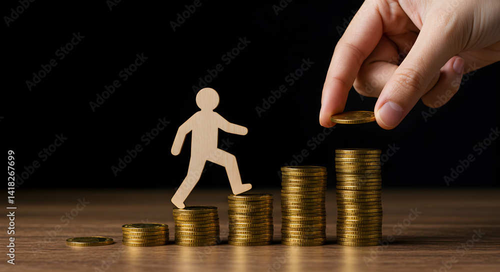 3d render of a thinking humanoid figure with a prompt box above on a ...