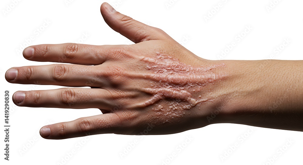 Dislocated finger with bruising and swelling, isolated on white Stock ...