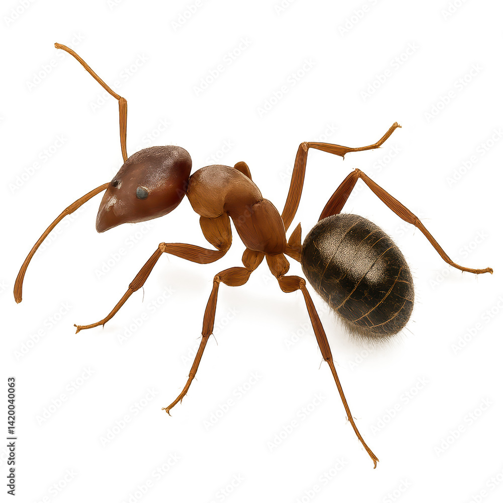 Detailed Ant Cutout for Graphic Design and Educational Use Stock Photo ...