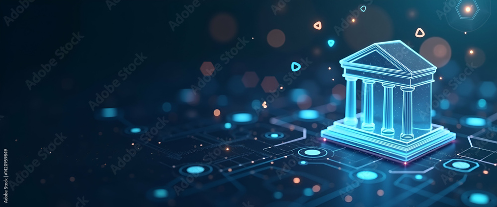 Minimalist CBDC Transactions Wallpaper: Modern Digital Icons & Abundant ...