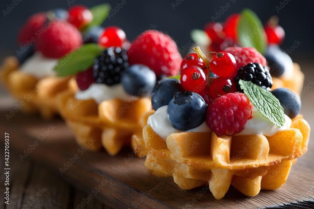 Generation Alpha food menu: Protein-Packed Mini Waffles – Chickpea ...