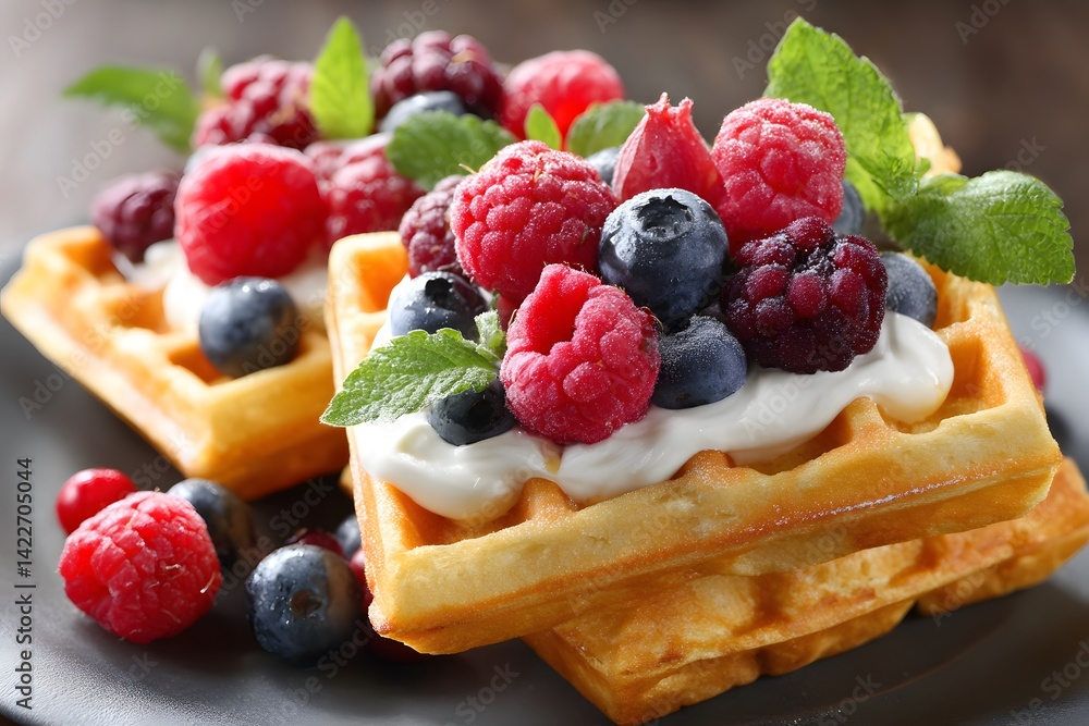 Generation Alpha food menu: Protein-Packed Mini Waffles – Chickpea ...