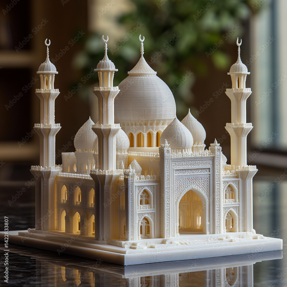 Ilustración de Stock Explore stunning 3D printed mosque designs ...