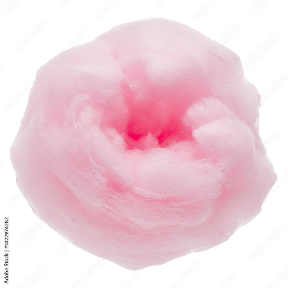 Pink Cotton Candy, Sweet Treat, Fluffy Texture, Delicious Dessert ...
