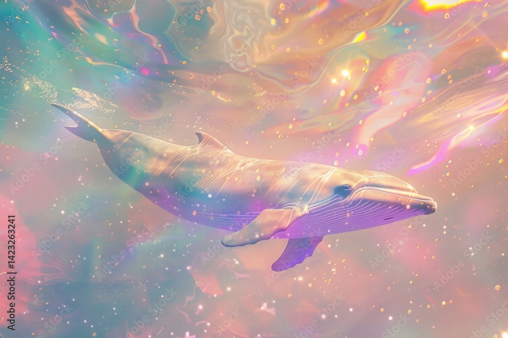 Whale photo animal fish underwater. Stock Illustration | Adobe Stock