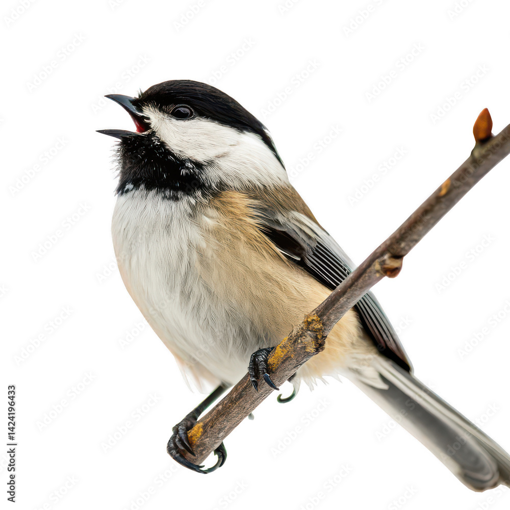 Chickadee bird png small songbird png forest bird png transparent ...