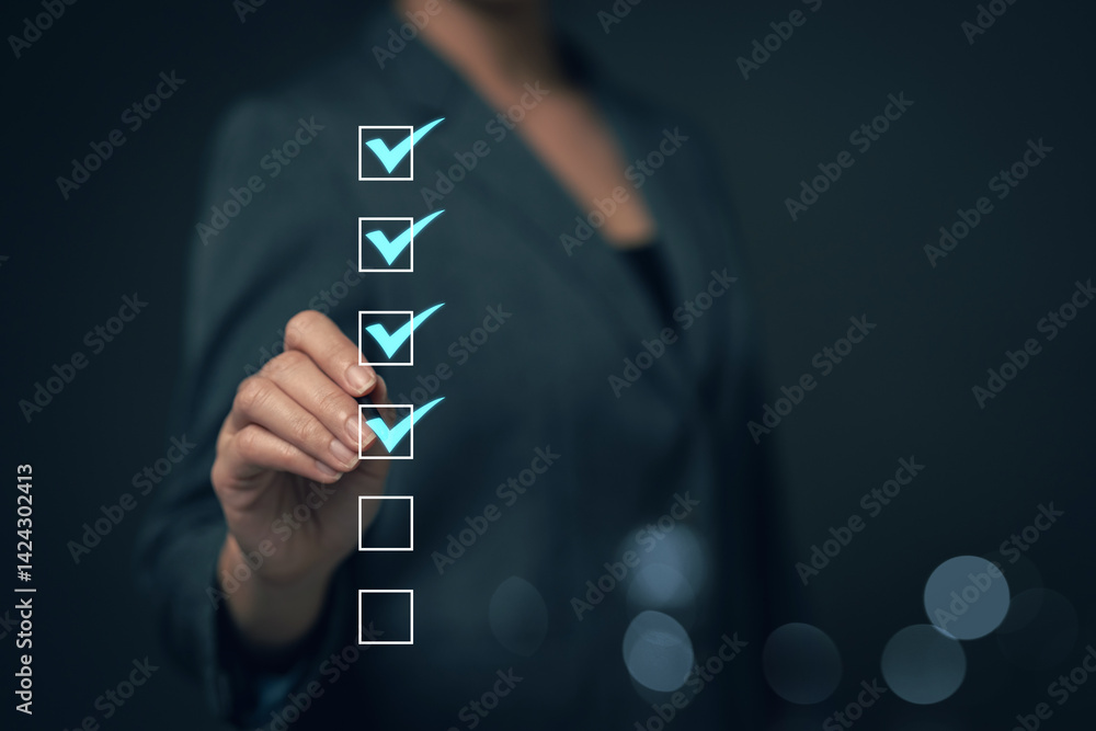 Reviewing and completing online survey forms document management system ...