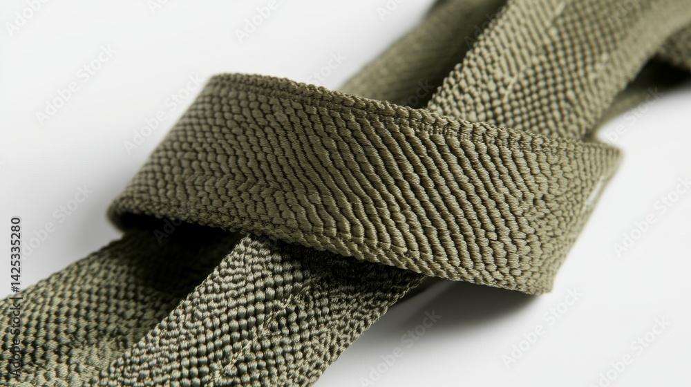 Stock-Illustration „Close-up of premium lifting sling material ...