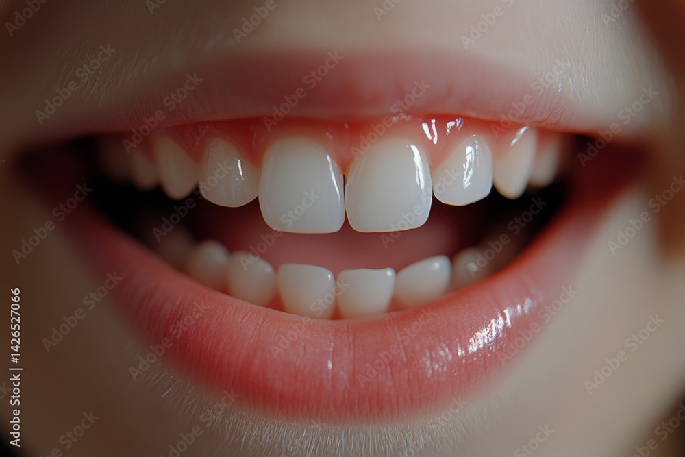 Latin boy is shown close up with two rows of teeth, resembling shark ...