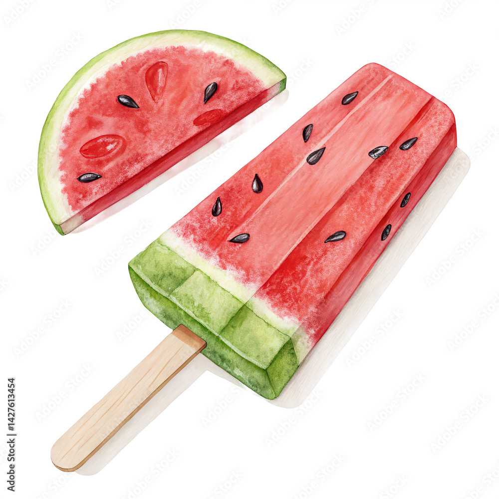 Watermelon popsicle png fruit popsicle png melon ice lolly png frozen ...