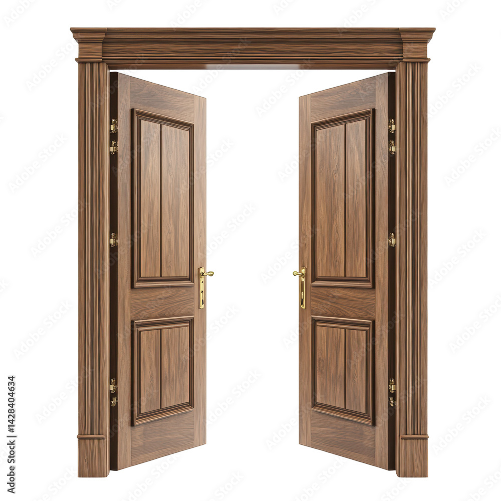 Closed and open door graphics perfect for property listings real estate ...