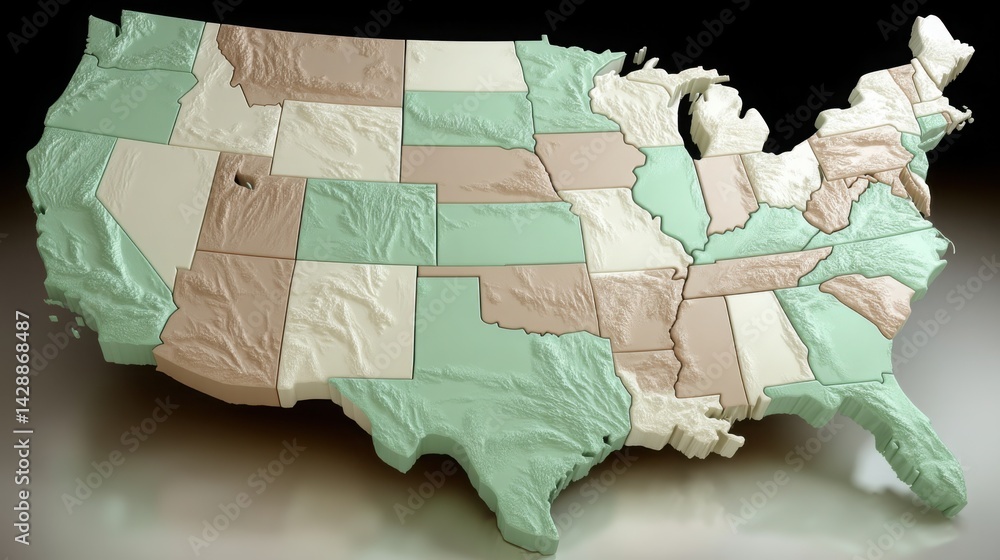 Outline of the united states emphasizing regions providing direct ...