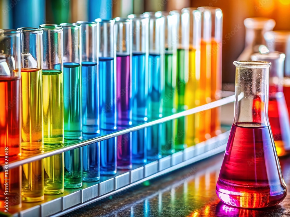 Universal pH Indicator Color Chart: A Documentary Photography Study of ...
