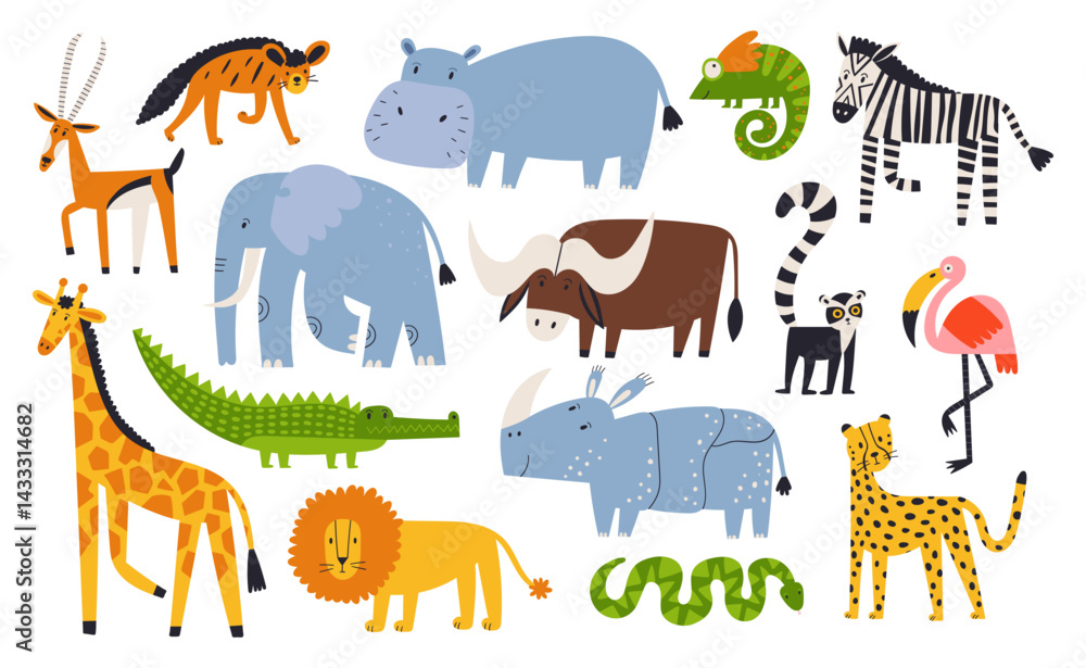 African Safari Animals For Kids