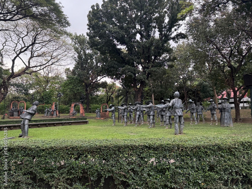 February 2025 - Luneta Park, Manila, Philippines: Rizal Monument, Re ...