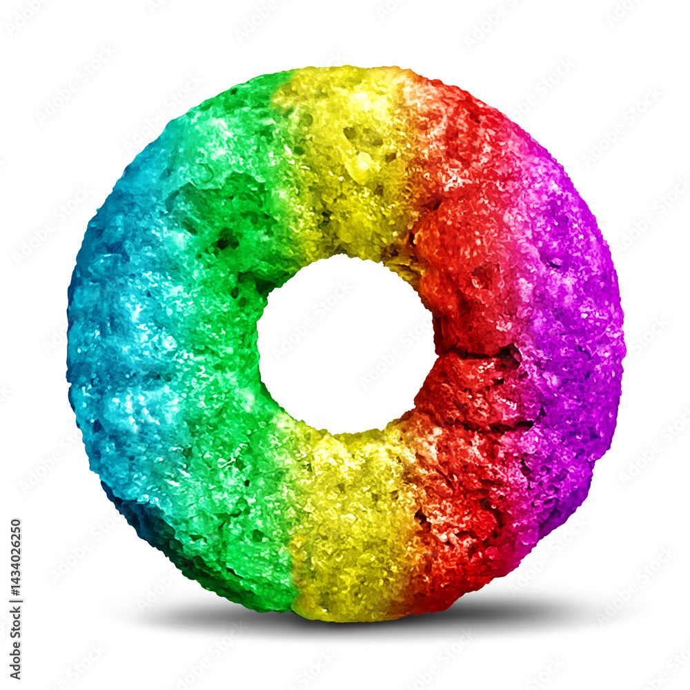 Food Coloring Concept as artificial dyes in processed food industry as ...
