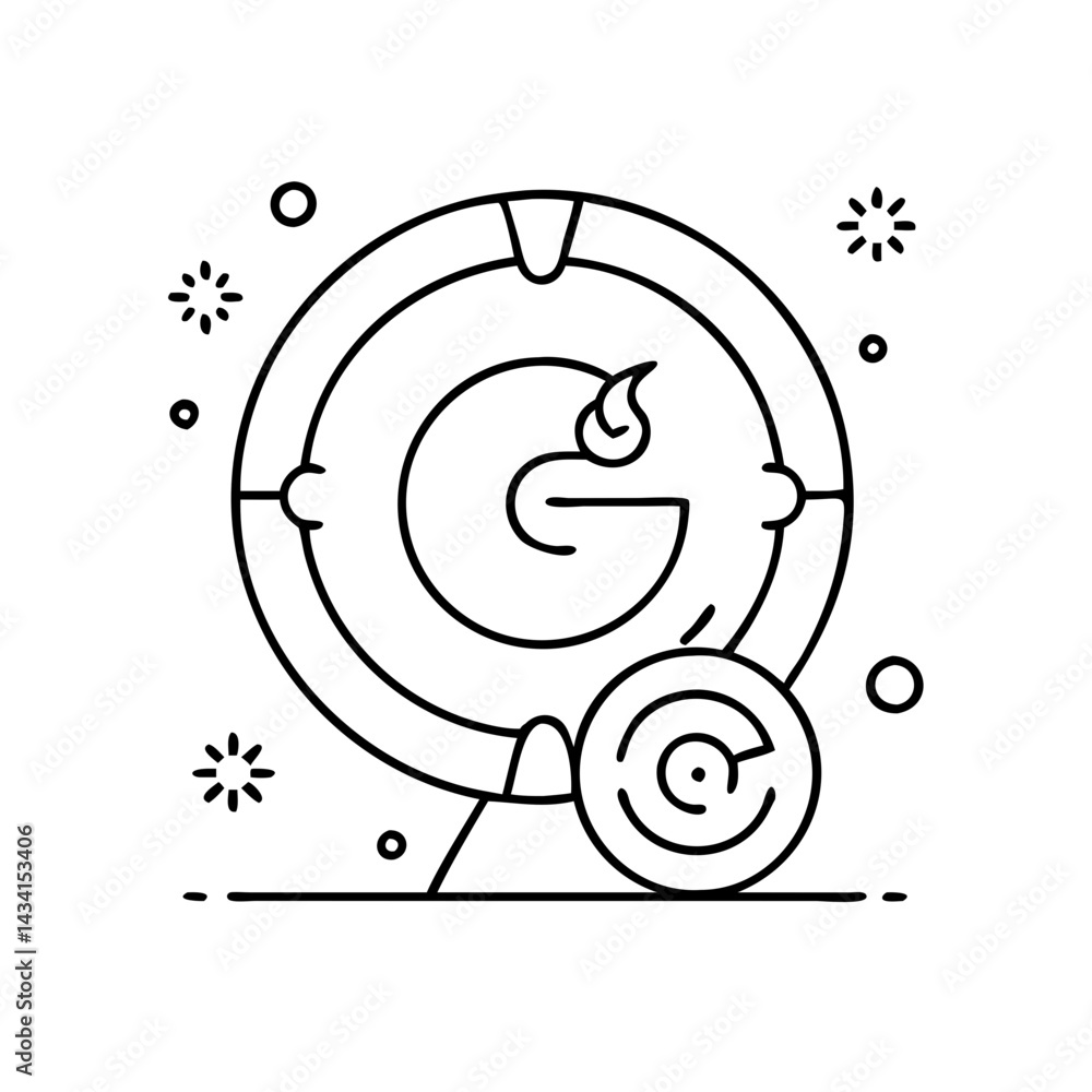 gradle icon, gradle line art - simple line art of gradle, perfect for ...