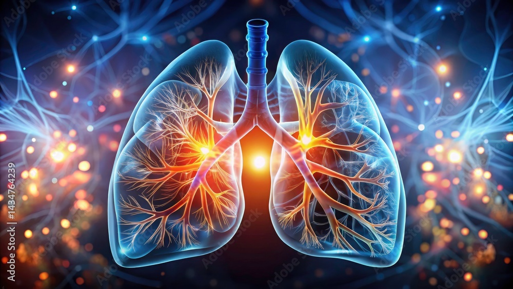 Asthma Lung Comparison: Night Photography of Normal vs. Asthmatic Lungs ...